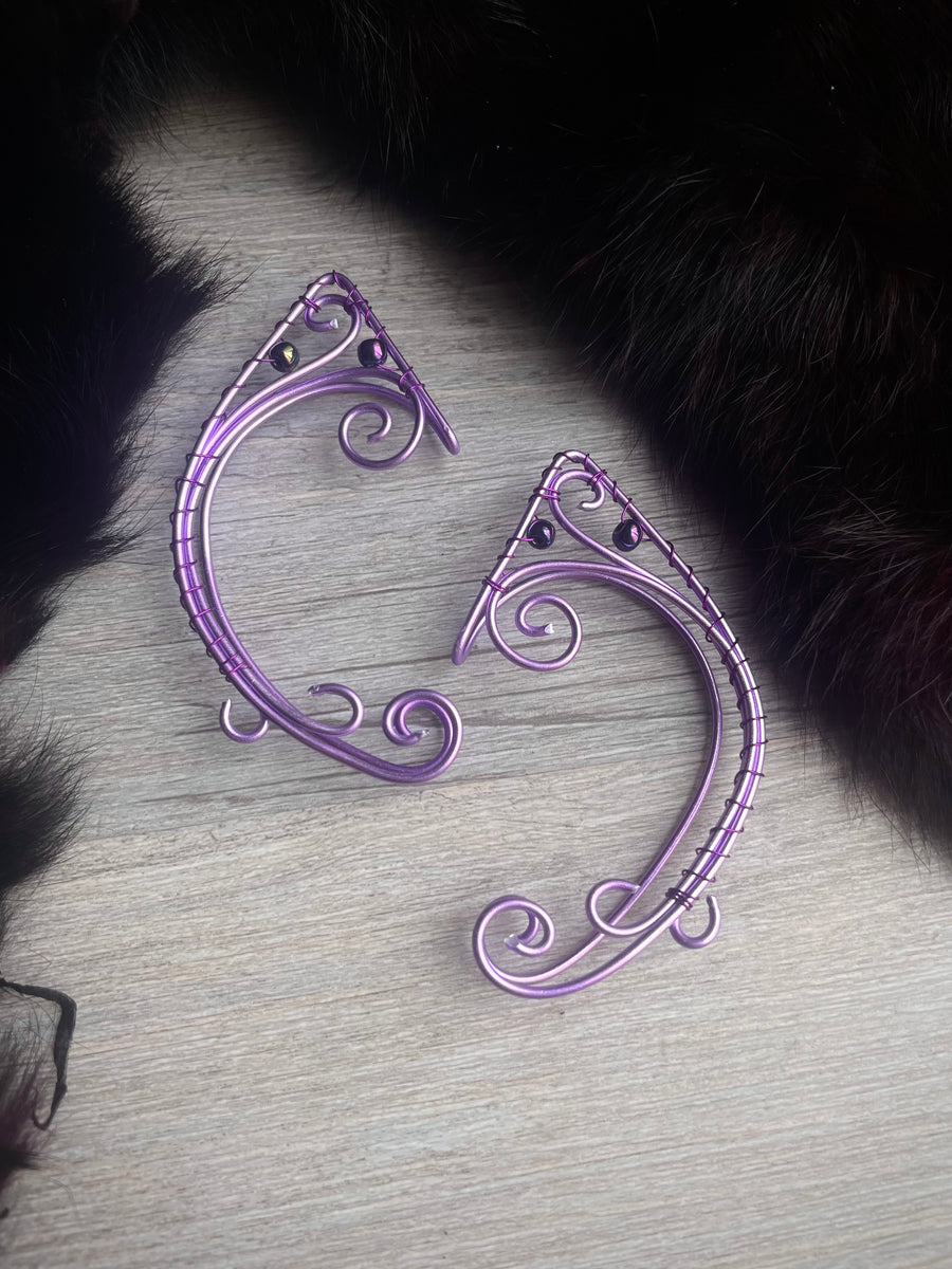 Lilac Wire Elf Ears – Salammoniac Crafts