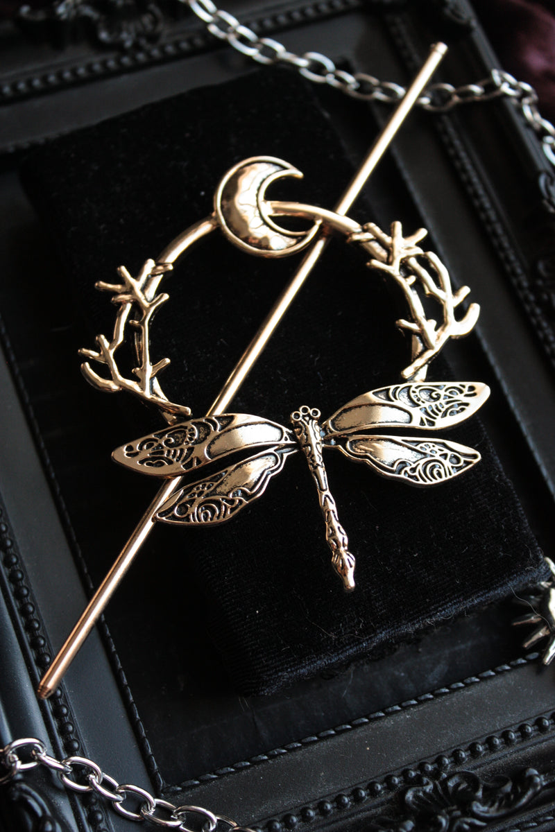 Firefly Hairpin (Gold) – Salammoniac Crafts